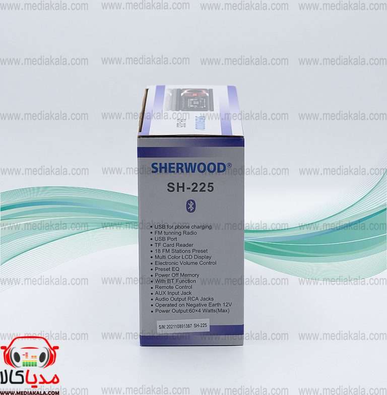 پخش خودرو شروود مدل Sherwood SH-225 » مدیاکالا